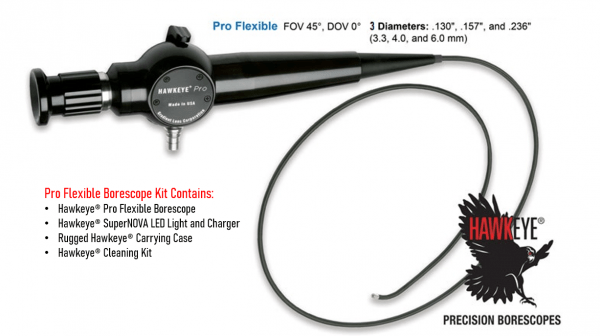 Hawkeye® Pro Slim Borescopes| .165" OD | Starting at $1,695